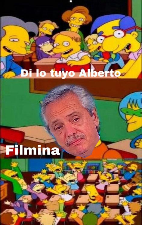 Los memes de la última conferencia de Alberto Fernández