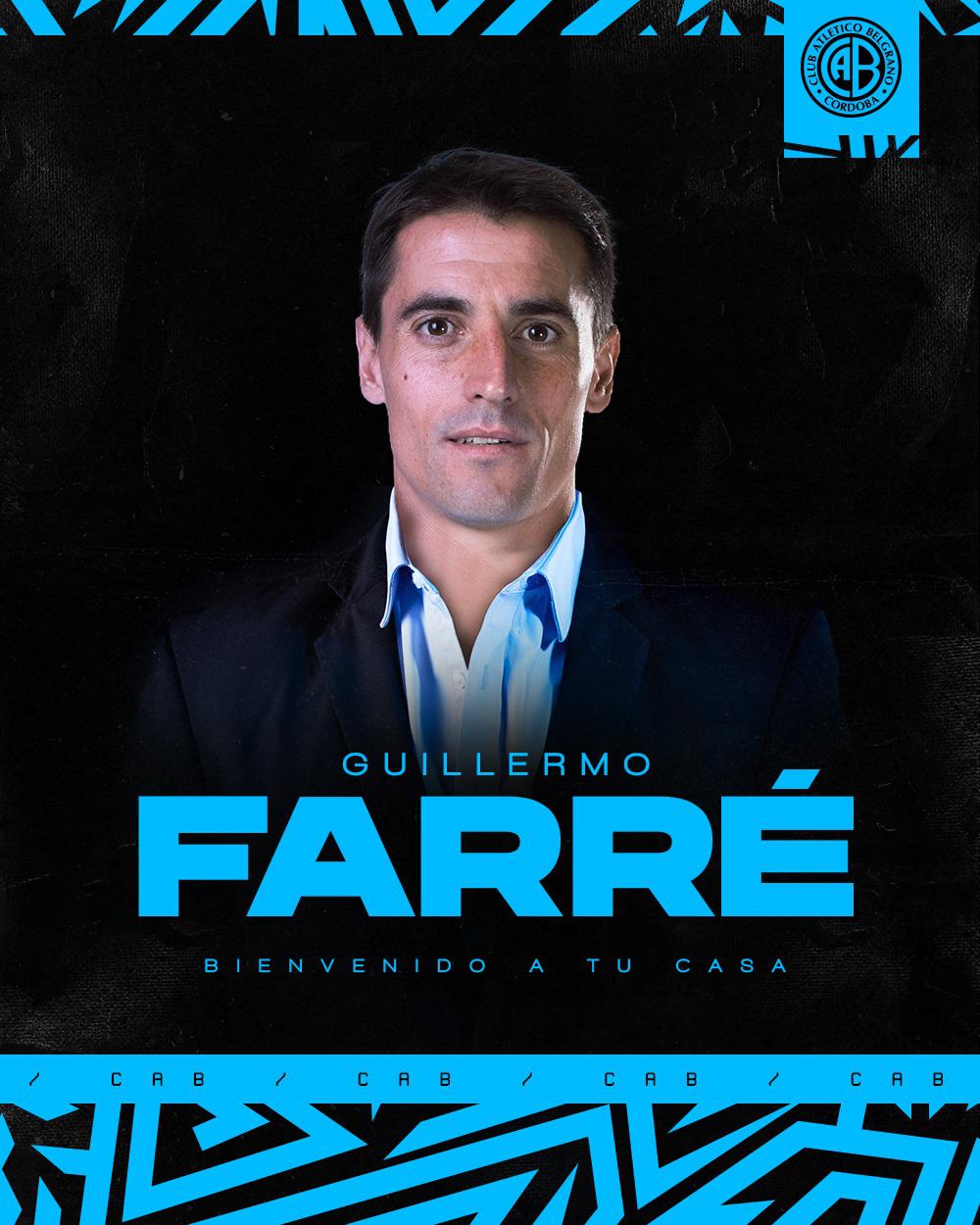 Oficial: Guillermo Farré es el nuevo director técnico de Belgrano