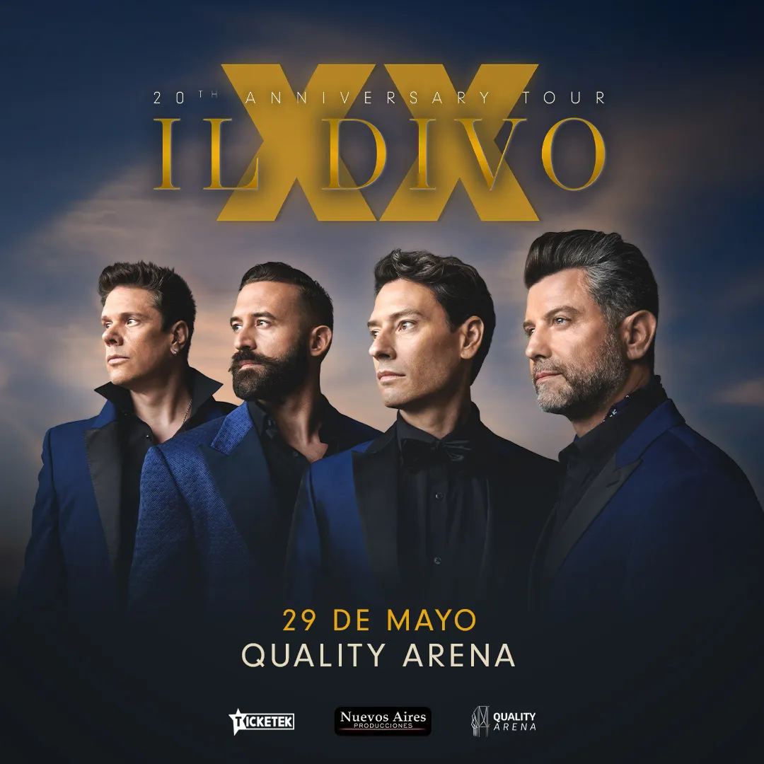 Il Divo llega en mayo a Quality Arena