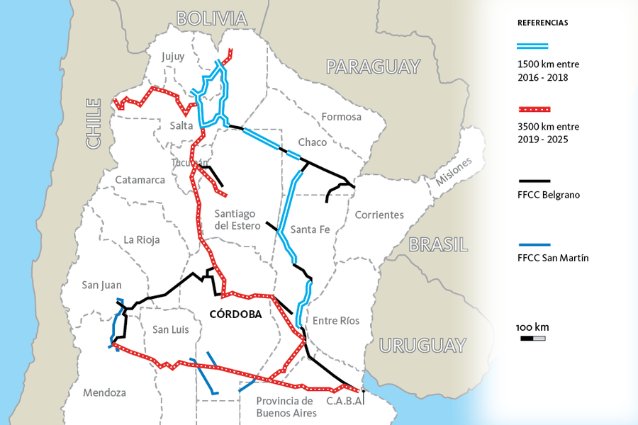 Inician obras para reactivar el Ferrocarril Belgrano