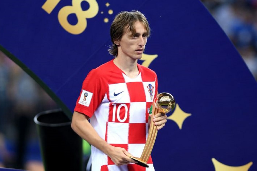 Luka Modric se quedó con el Balón de Oro de la Copa del Mundo 2018